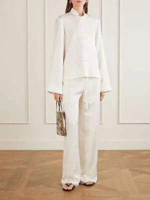 LIBEROWE Nisha Silk-jacquard Shirt