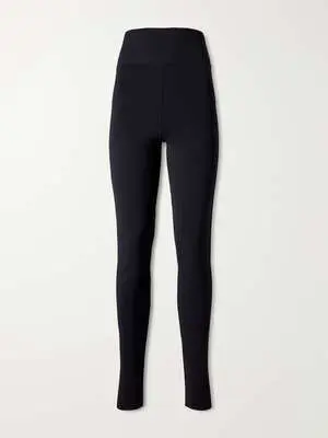 LANVIN Stretch-knit Leggings - Black