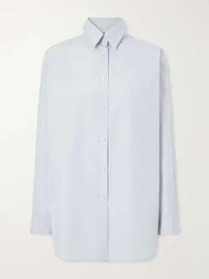 JIL SANDER Cotton Shirt - Light Blue