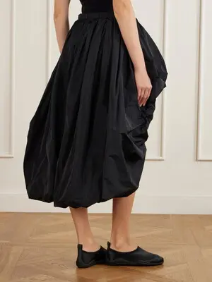 JIL SANDER Asymmetric Shell Midi Skirt