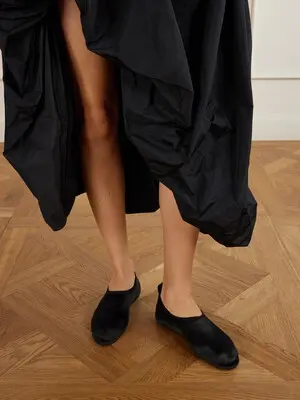 JIL SANDER Elbe Satin Flats