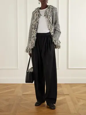 LIBEROWE Banker Fringed Tweed Jacket