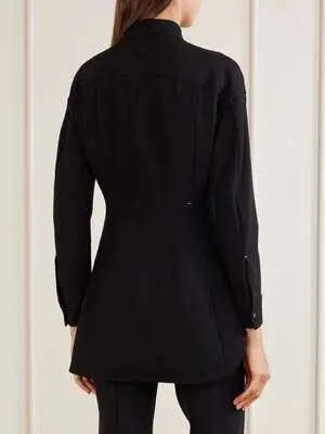 JIL SANDER Wool-blend Twill Shirt