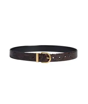 ME+EM Reversible Belt - Chocolate/black