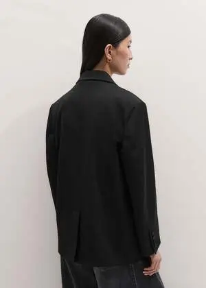 ME+EM Oversized Tuxedo Jacket With Shawl Lapel
