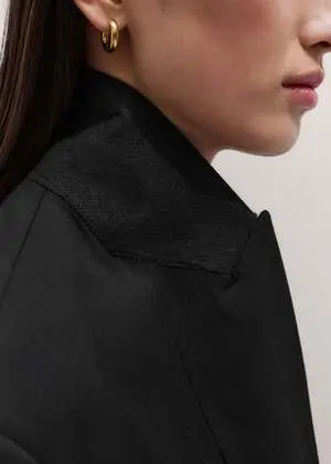 ME+EM Oversized Tuxedo Jacket With Shawl Lapel