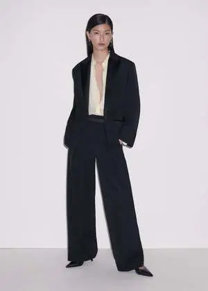 ME+EM Oversized Tuxedo Jacket With Shawl Lapel
