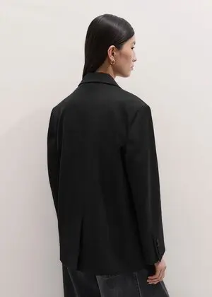 ME+EM Oversized Tuxedo Jacket With Shawl Lapel