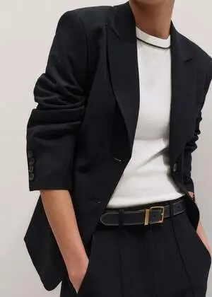 ME+EM Sharp Shoulder Contour Blazer