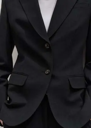 ME+EM Sharp Shoulder Contour Blazer