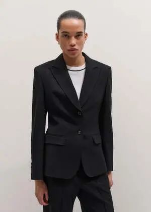 ME+EM Sharp Shoulder Contour Blazer