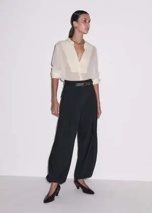 ME+EM Pleated Balloon Pant