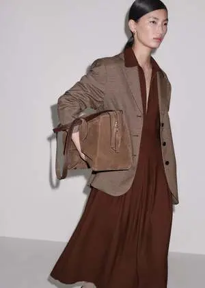 ME+EM Fit And Flare Maxi Shirt Dress