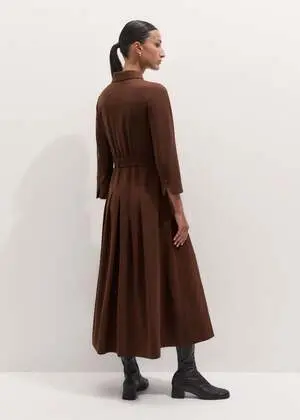 ME+EM Fit And Flare Maxi Shirt Dress