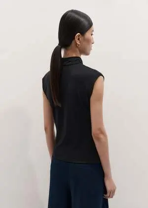 ME+EM Sleeveless Drape Top