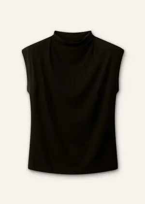ME+EM Sleeveless Drape Top