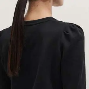 ME+EM Raw Edge V Neck Sweatshirt