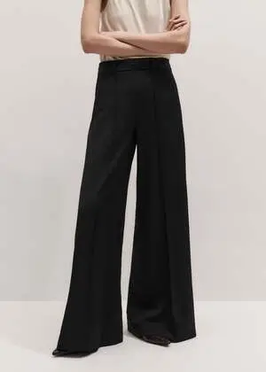 ME+EM Wide Leg Tux Trouser