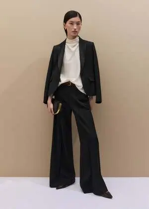 ME+EM Wide Leg Tux Trouser