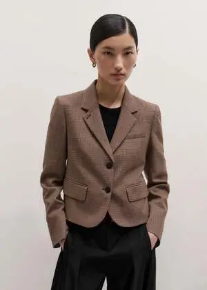 ME+EM Slim Cropped Blazer