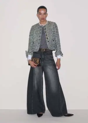 ME+EM Boxy Crop Tweed Jacket