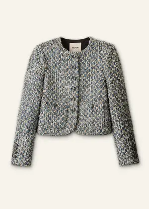 ME+EM Boxy Crop Tweed Jacket