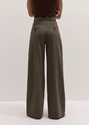 ME+EM Icon Pleated Wide-leg Trousers