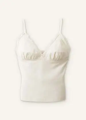 ME+EM Lace Trim Cami