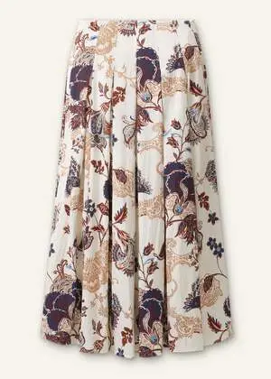 ME+EM Grand Paisley Print Maxi Skirt
