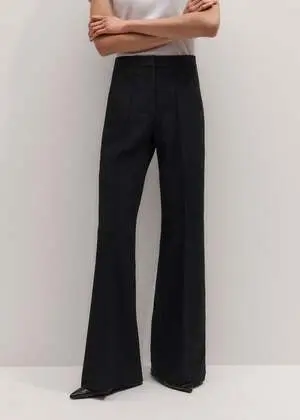 ME+EM Leg Elongator Flared Trousers