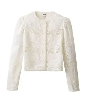 ME+EM Lace Crop Jacket