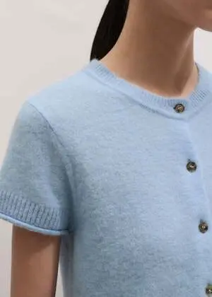 ME+EM Alpaca Button-through Knit Baby Tee