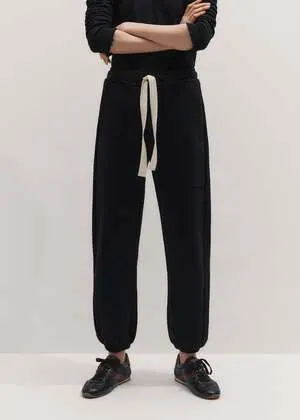 ME+EM Contrast Drawcord Cuffed Jogger