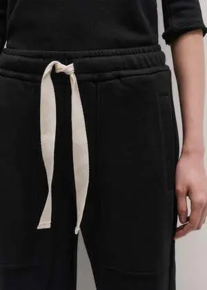 ME+EM Contrast Drawcord Cuffed Jogger