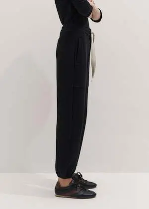 ME+EM Contrast Drawcord Cuffed Jogger