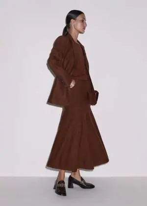ME+EM Fine Merino Blouson Maxi Dress