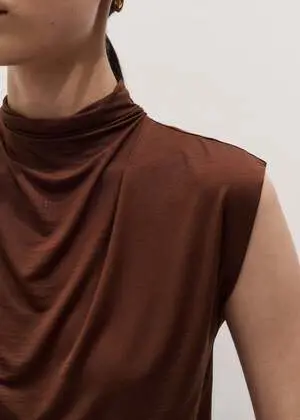 ME+EM Sleeveless Drape Top