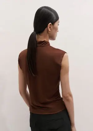 ME+EM Sleeveless Drape Top