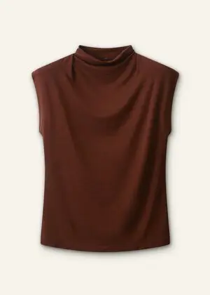 ME+EM Sleeveless Drape Top
