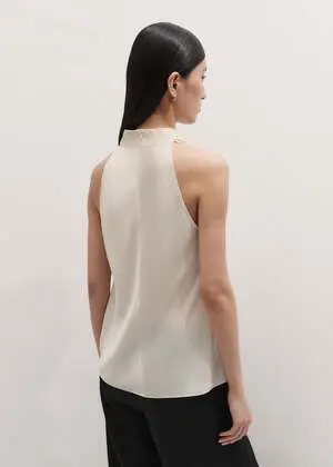 ME+EM Cowl Neck Halter Top