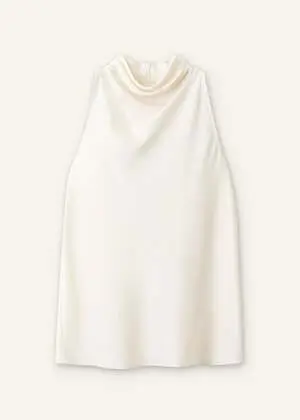 ME+EM Cowl Neck Halter Top