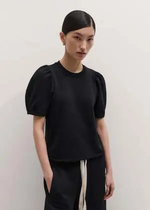 ME+EM Puff Sleeve Sweatshirt Tee