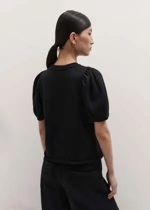 ME+EM Puff Sleeve Sweatshirt Tee