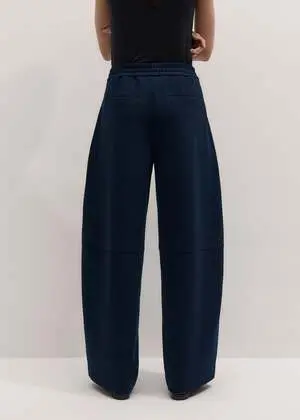 ME+EM Side Stripe Barrel Trousers