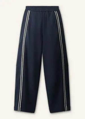 ME+EM Side Stripe Barrel Trousers
