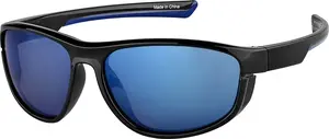 Zenni Sporty Full Rim Plastic Sunglasses - Black