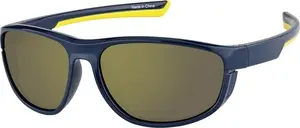 Zenni Zenni Sporty Full Rim Plastic Sunglasses Blue