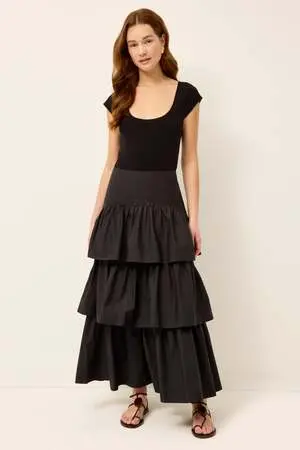 MARIE OLIVER Baylor Skirt - Black