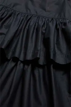 MARIE OLIVER Baylor Tiered Maxi Skirt - Black