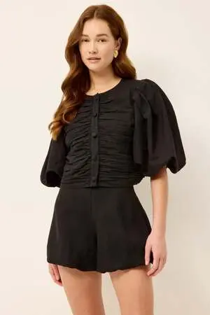 MARIE OLIVER Rowan Top - Black